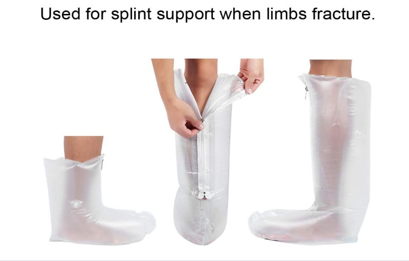 Inflatable Air Splint ชุด 7 ชิ้น in one ชุดข้อเท้าขาแขน Fracture Splint ...